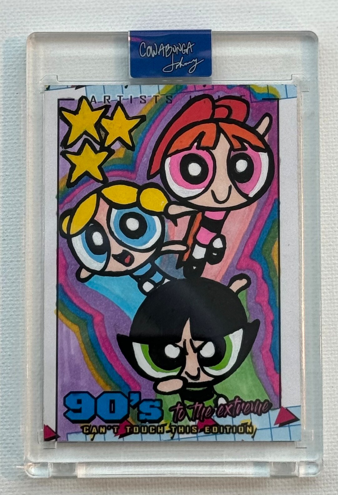 Powerpuff Girls Sketch Card 1/1 Cartoon Network Art by Cowabunga Johnny ...