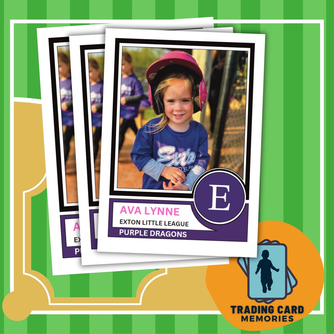 Create Custom Cards Custom Sports Cards, Personalized Children and ...