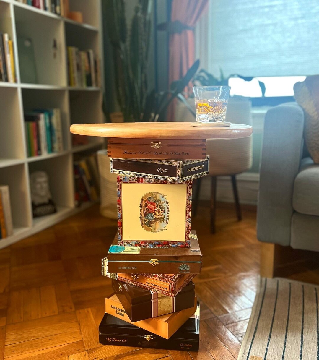 Cigar Box End Table - Etsy