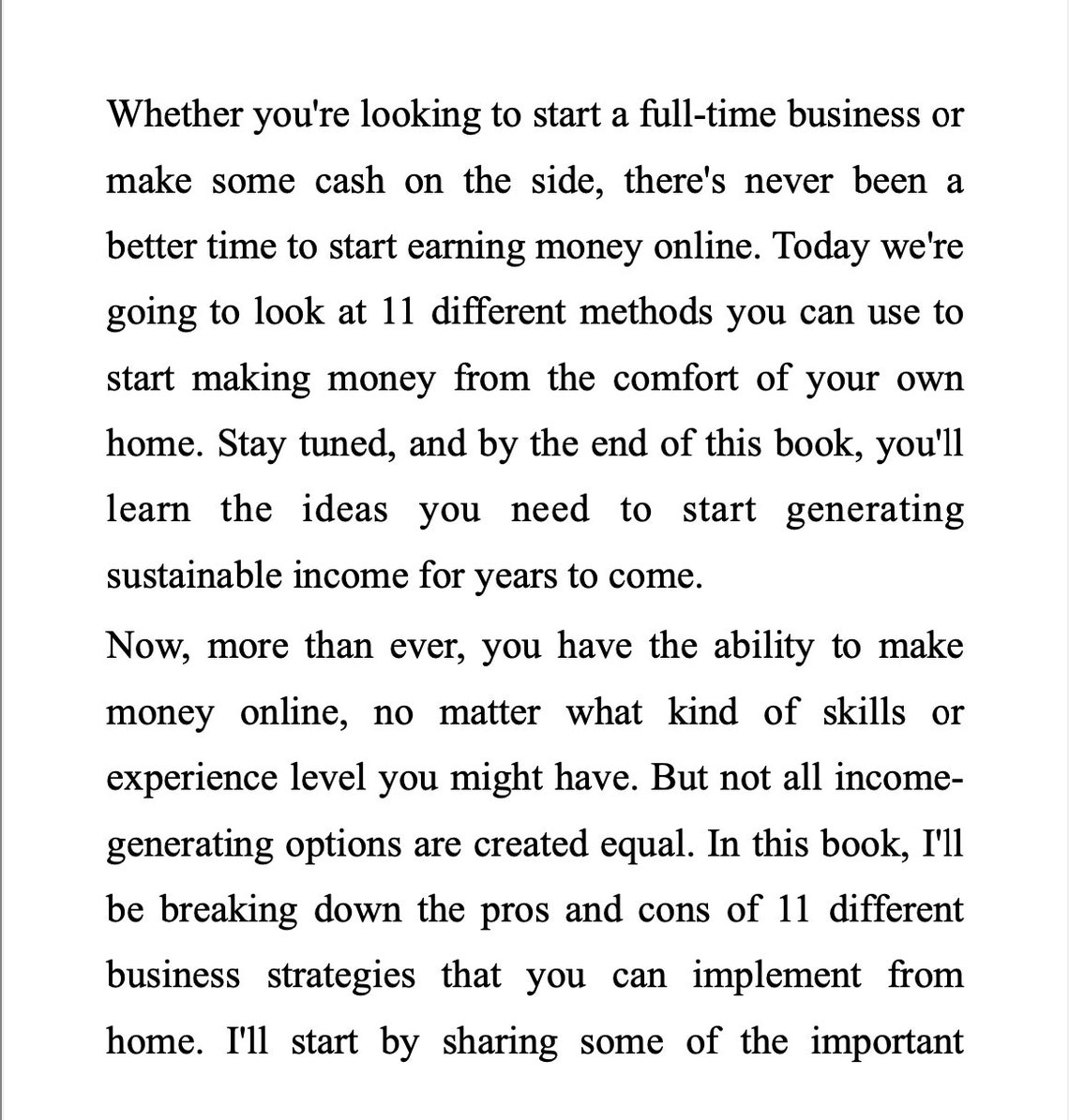 How to Make Money Online Ebook - 11 Real Ways to Earn Money Working ...