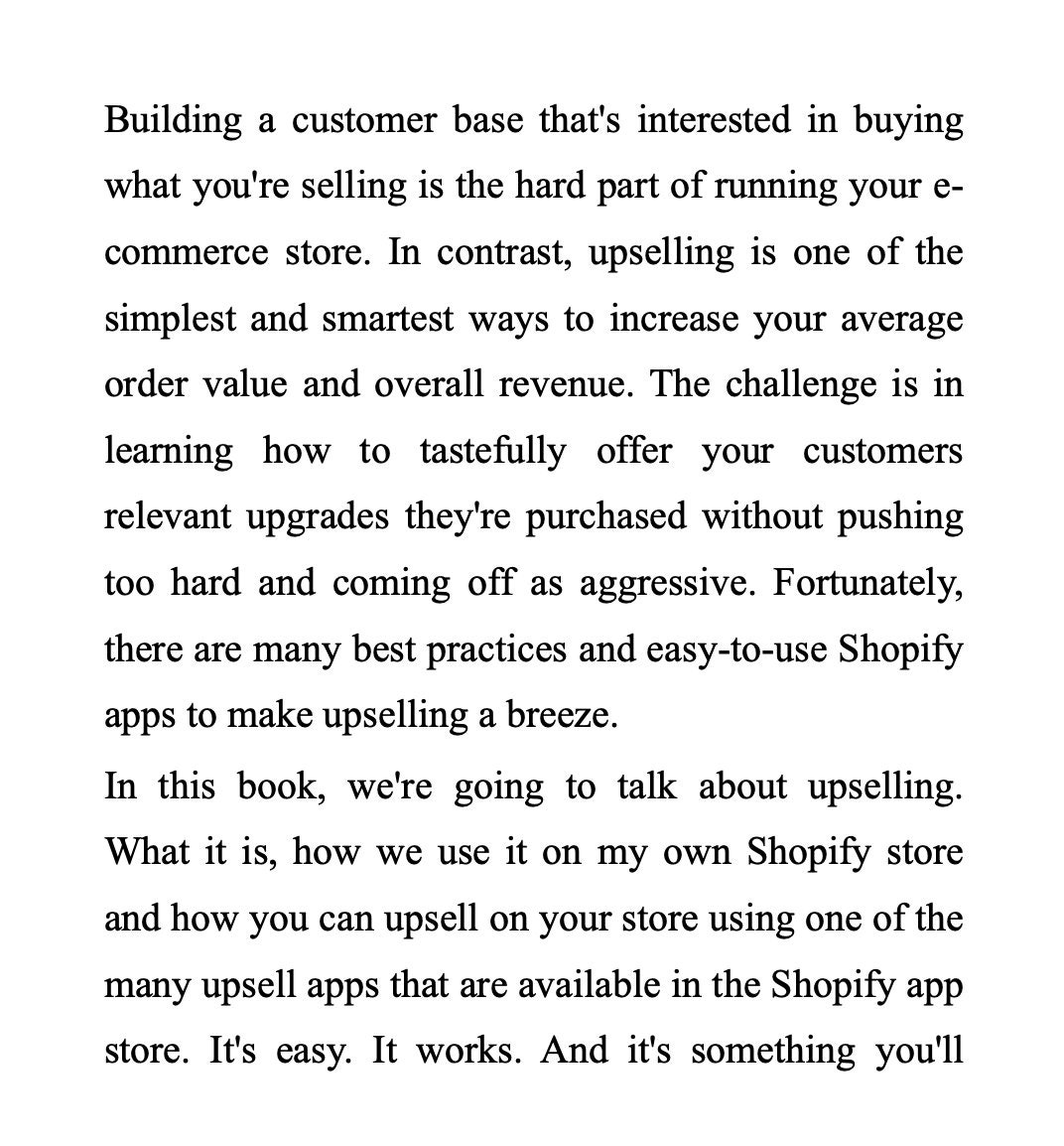 How to Upsell and Cross-sell to E-commerce Customers Ebook - Learn ...
