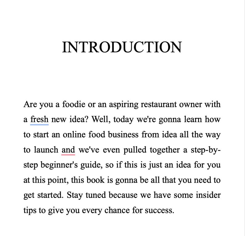 How to Start an Online Food Business Ebook - Step by Step Guide on How ...