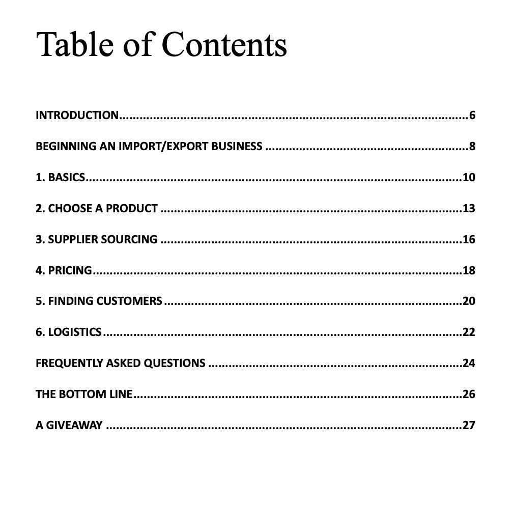 How to Start an Import Export Business Ebook - Get Started With Tips ...