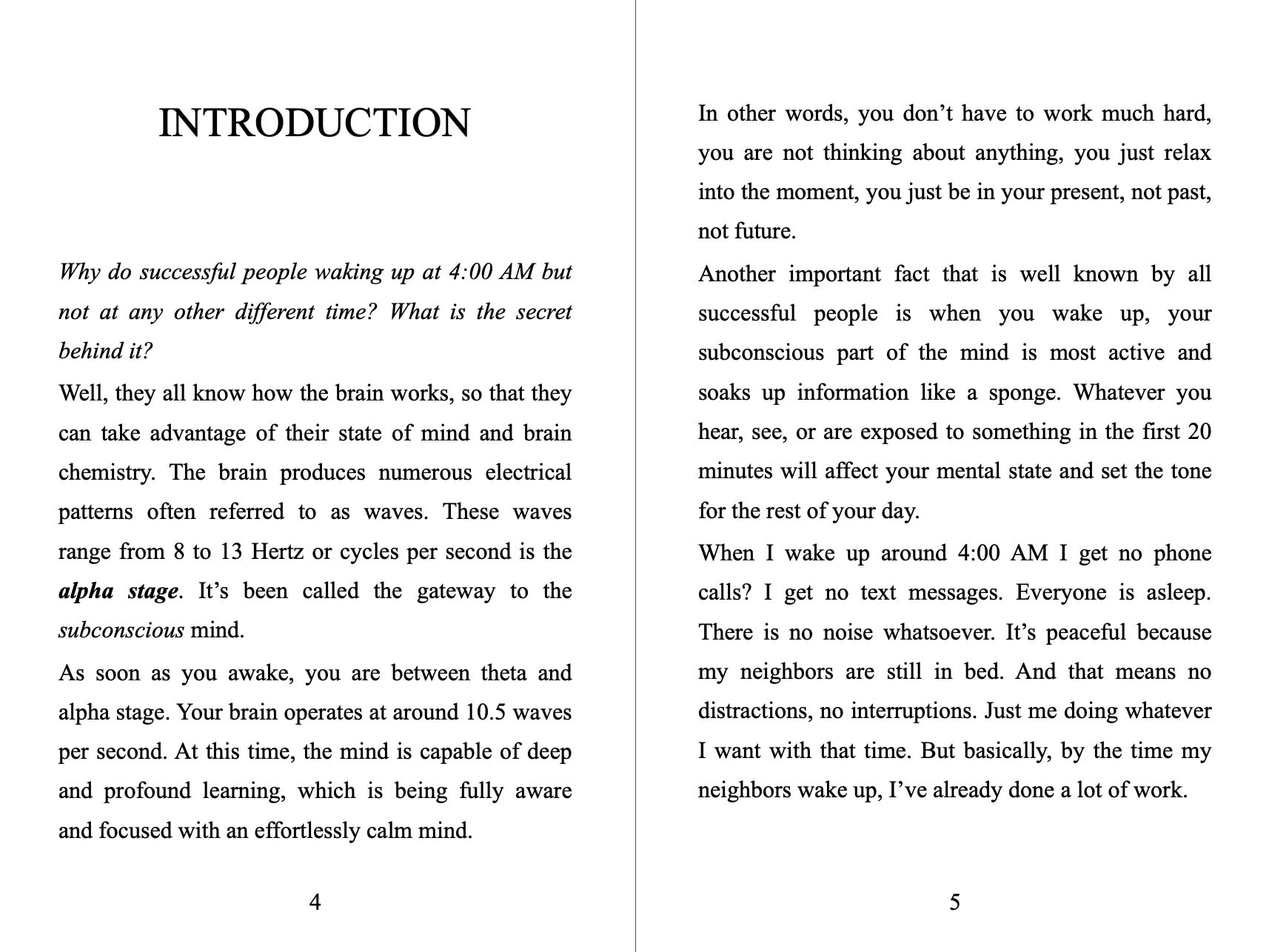 Billionaires Wake up EXACTLY at 4:00 Am...this is Why Ebook – Waking up ...