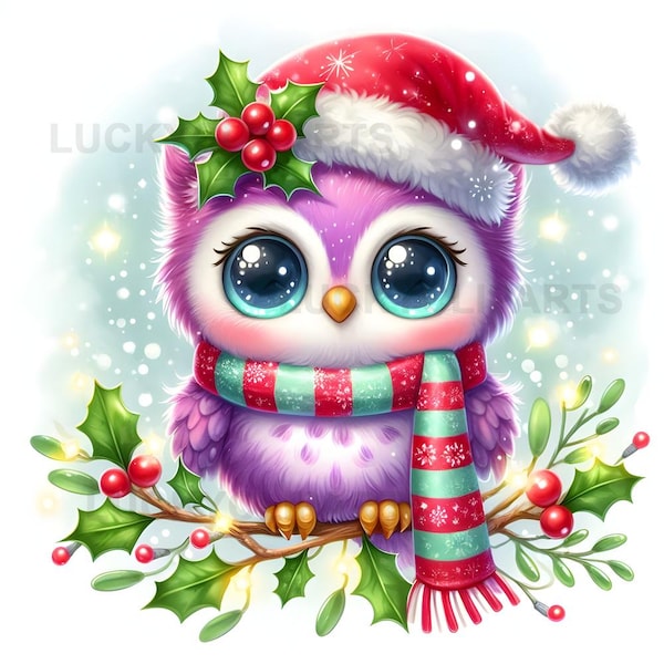 Violet Santa Hat - Etsy UK