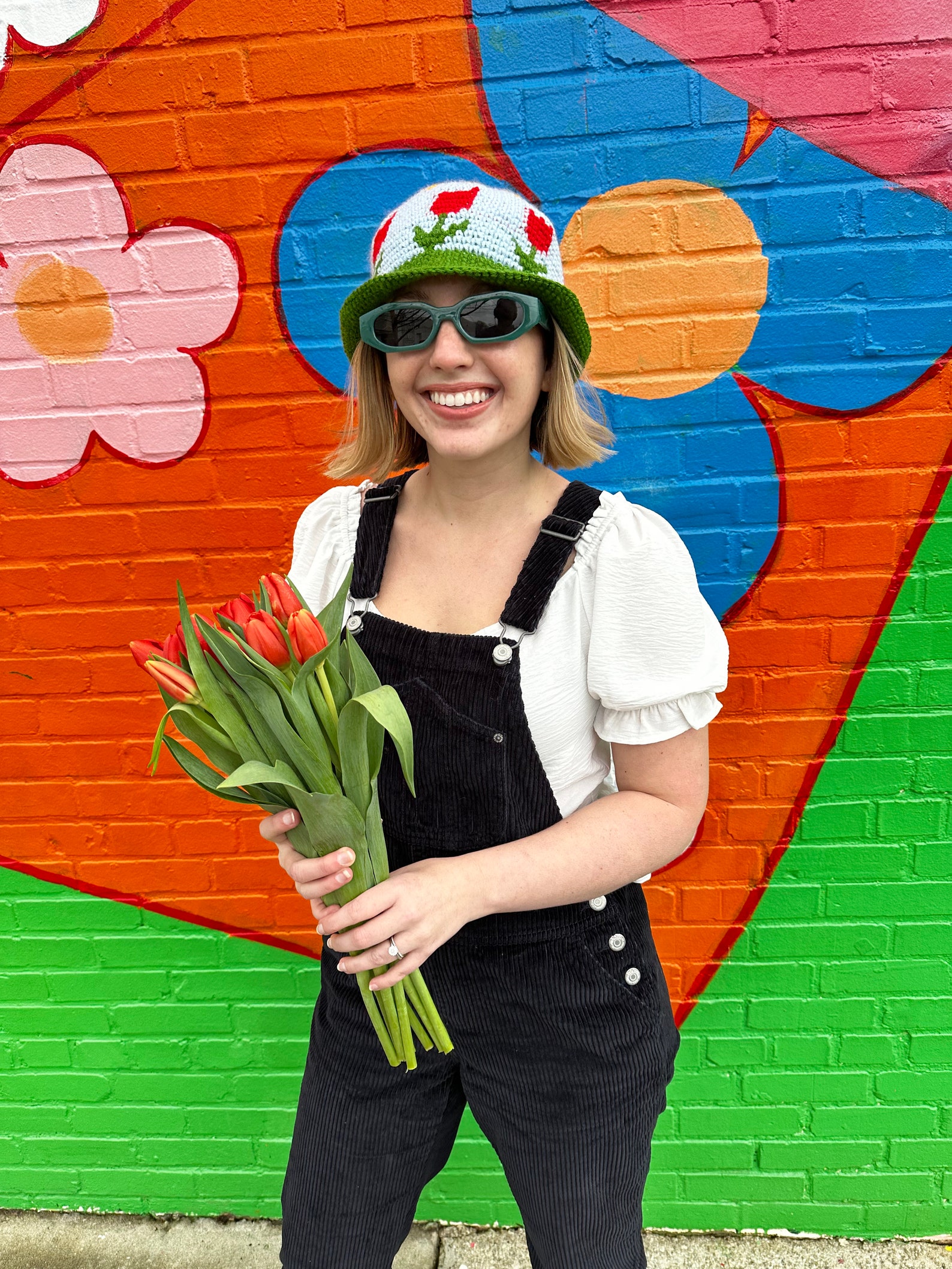 Crochet Tulip Field Bucket Hat Pattern PDF - Etsy