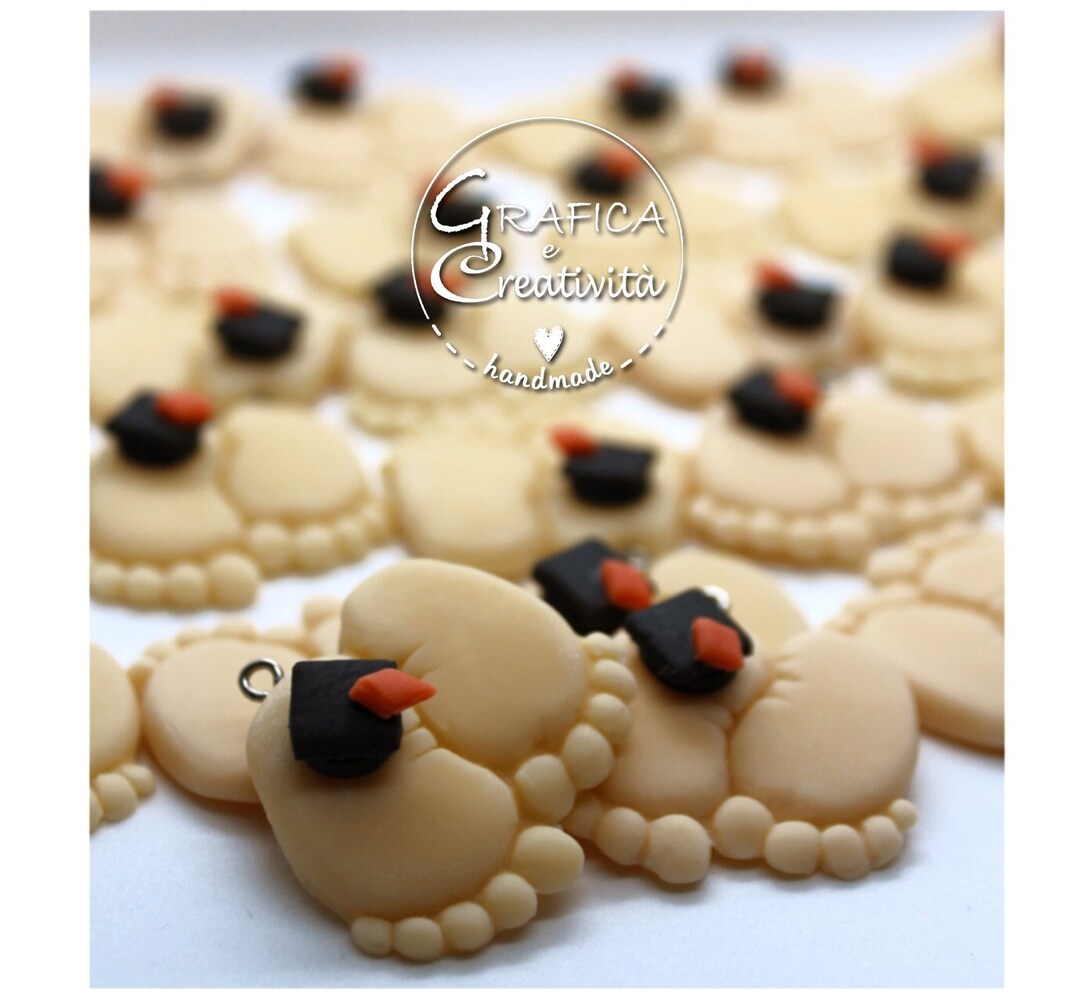 20pcs Obstetrics Graduation Favor, Feet With Touch, Obstetrics Degree ...