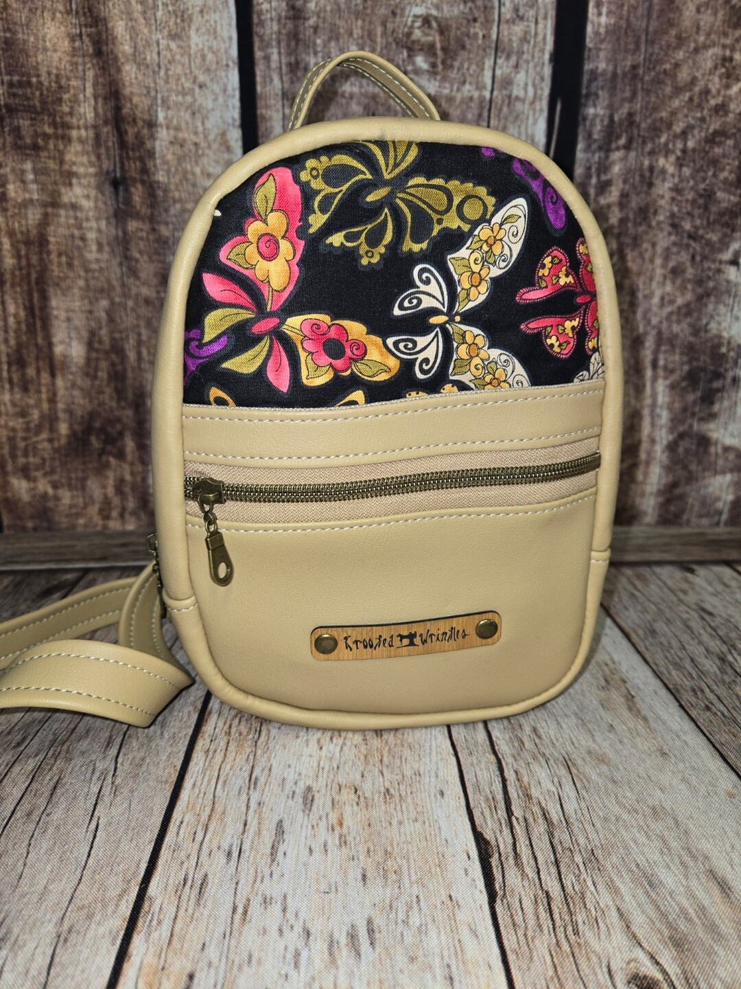 Mini Backpack Purse Sling Tourista Tiny Bag Butterflies Women's Ladies ...