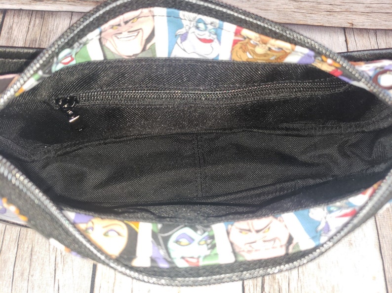 Evil Villains Bad Guys Animated Squares Black Shoulder Bag - Etsy