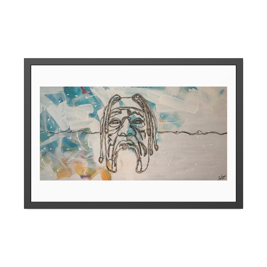 Title: 'ASTRO' Framed Print // Beautiful Wall Decor / Modern Abstract ...
