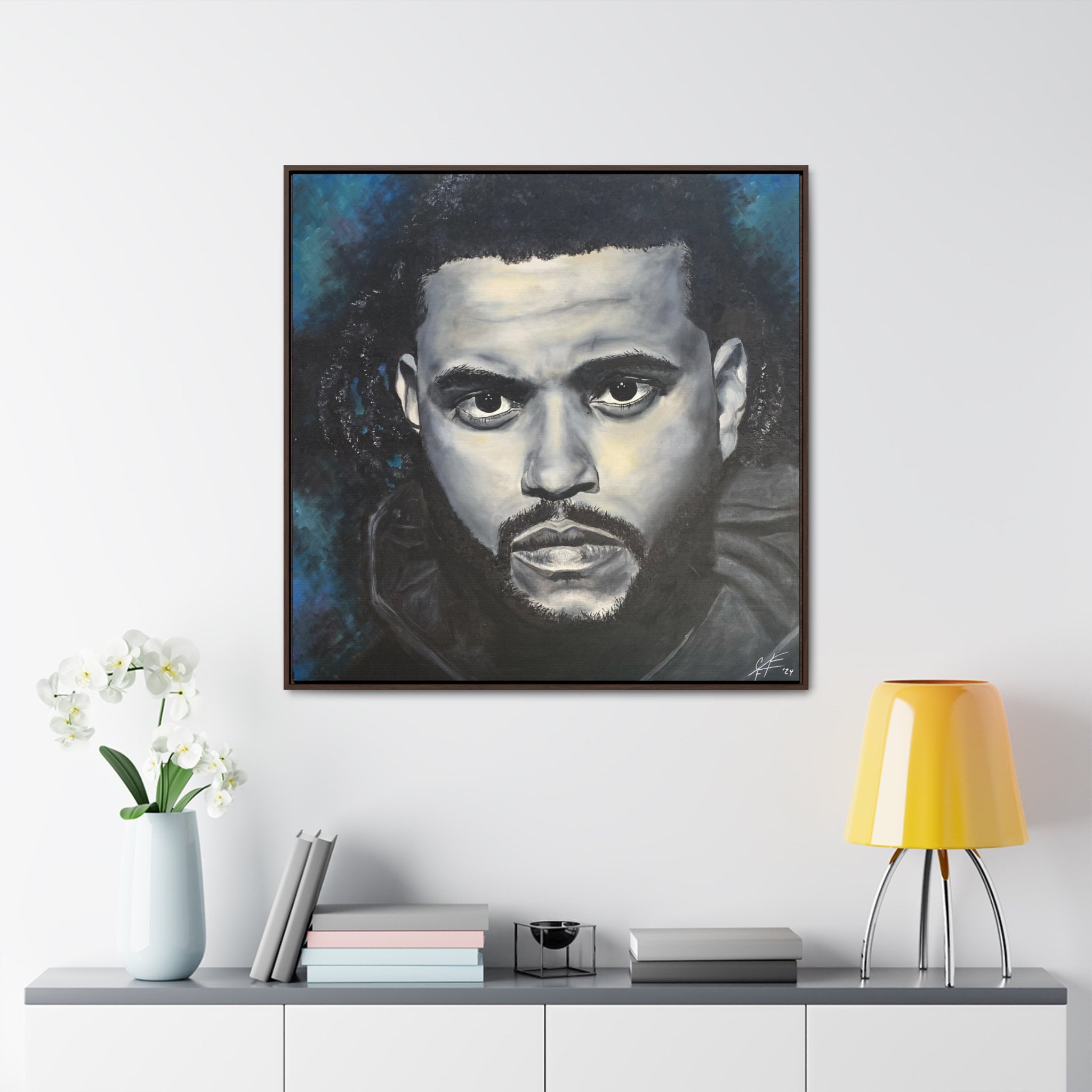 Title: 'THE WEEKND' Framed Canvas Print // Beautiful Framed Wall Decor ...