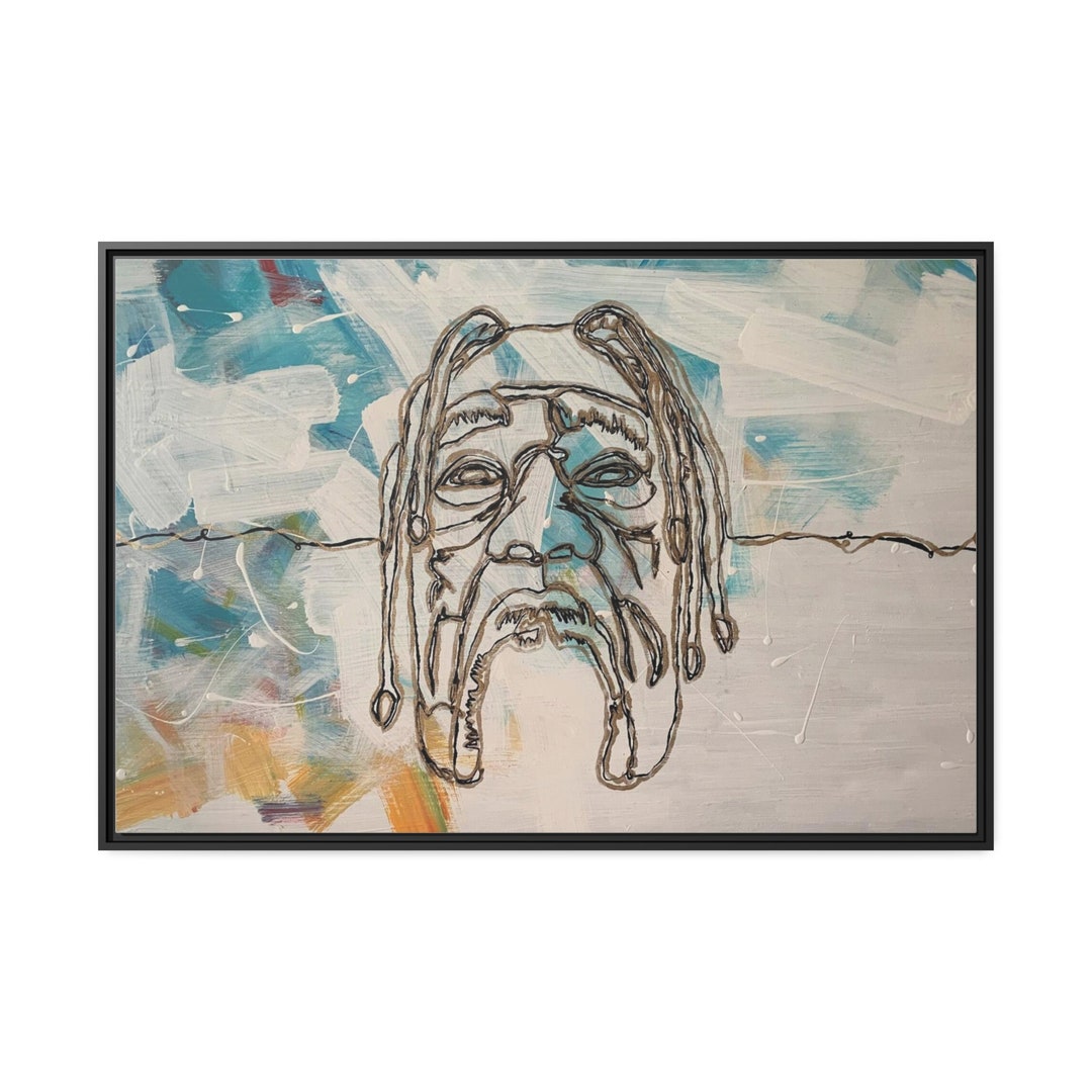 Title: 'ASTRO' Framed Canvas Print // Beautiful Wall Decor / Modern ...