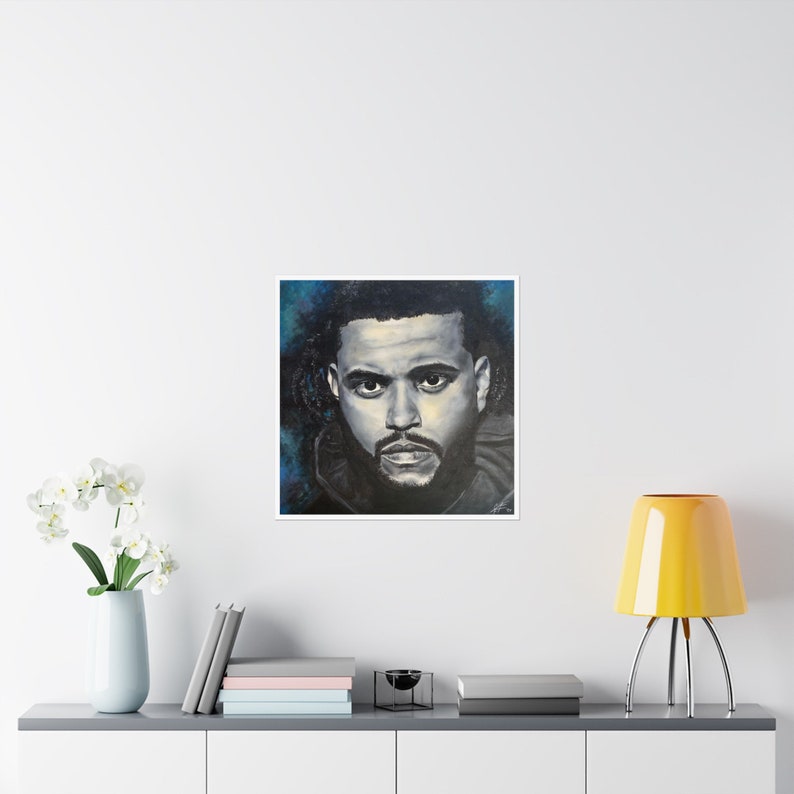 Title: 'THE WEEKND' Matte Print // Beautiful Wall Decor / Modern ...
