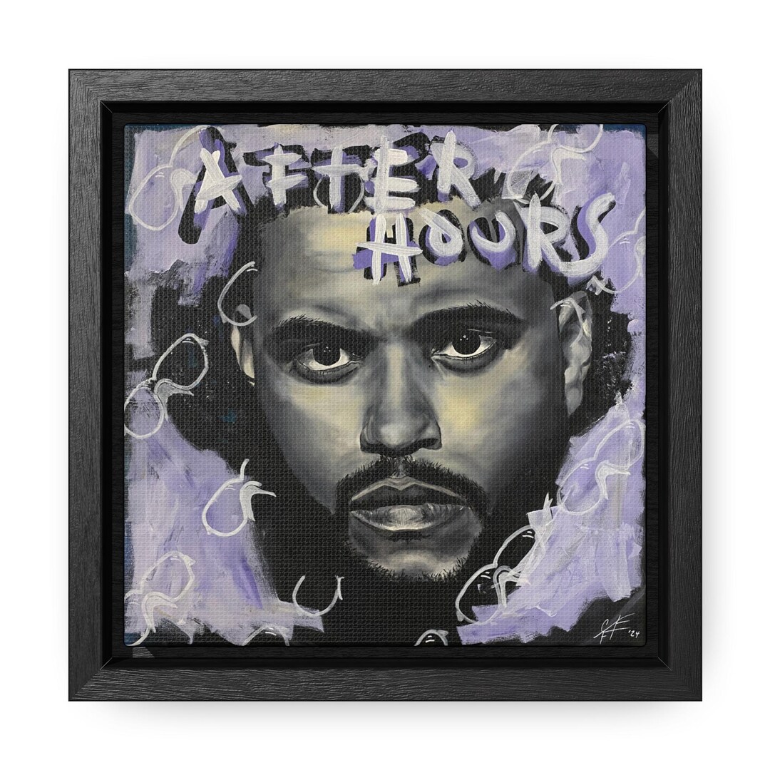 THE WEEKND // Framed Canvas Print - Etsy