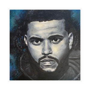 Title: 'THE WEEKND' Matte Print // Beautiful Wall Decor / Modern ...