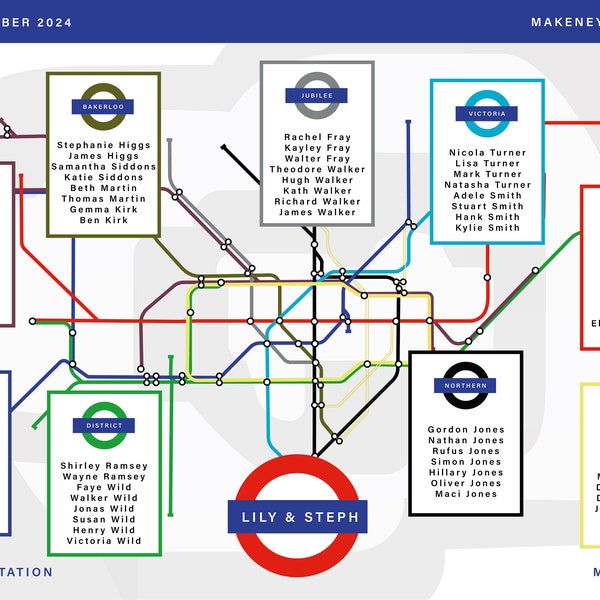 London Seating Chart - Etsy