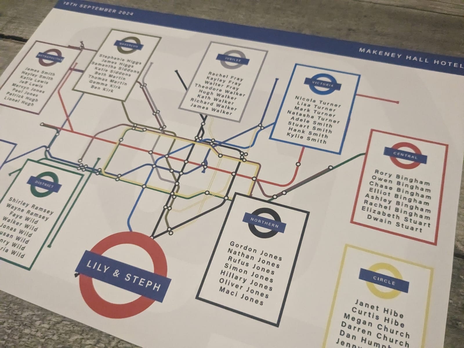 London Underground Seating Chart Table Plan Wedding Sign Tube, Seating ...