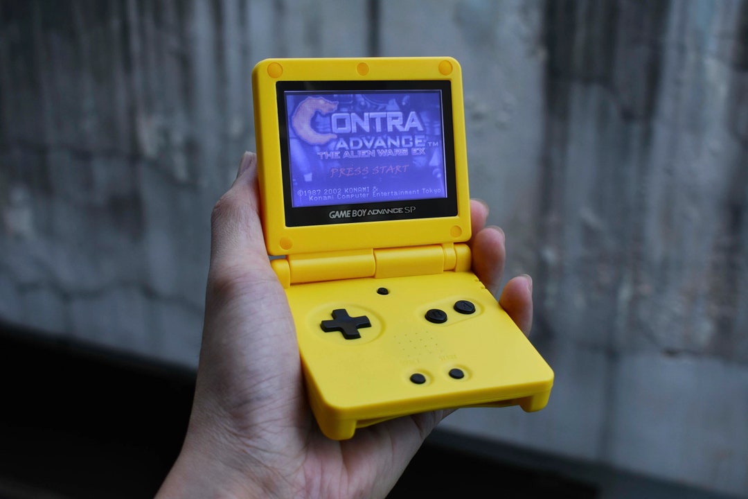 Refurbished Gameboy Advance SP Pikachu Frontlit AGS001 With - Etsy