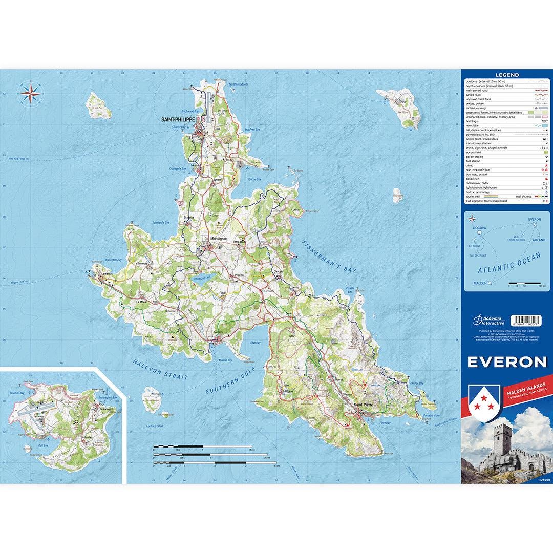 ARMA Reforger (everon + Arland) Printed Map - Etsy