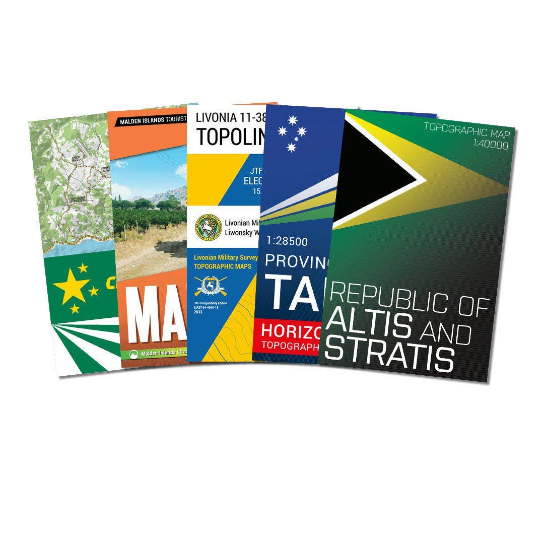 Arma Printed Map Collection (5 Pcs, 6 Maps) - Etsy