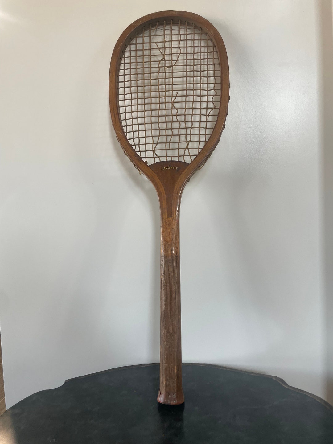 Vintage A.G. Spalding & Bros. favorite Tennis Racket - Etsy