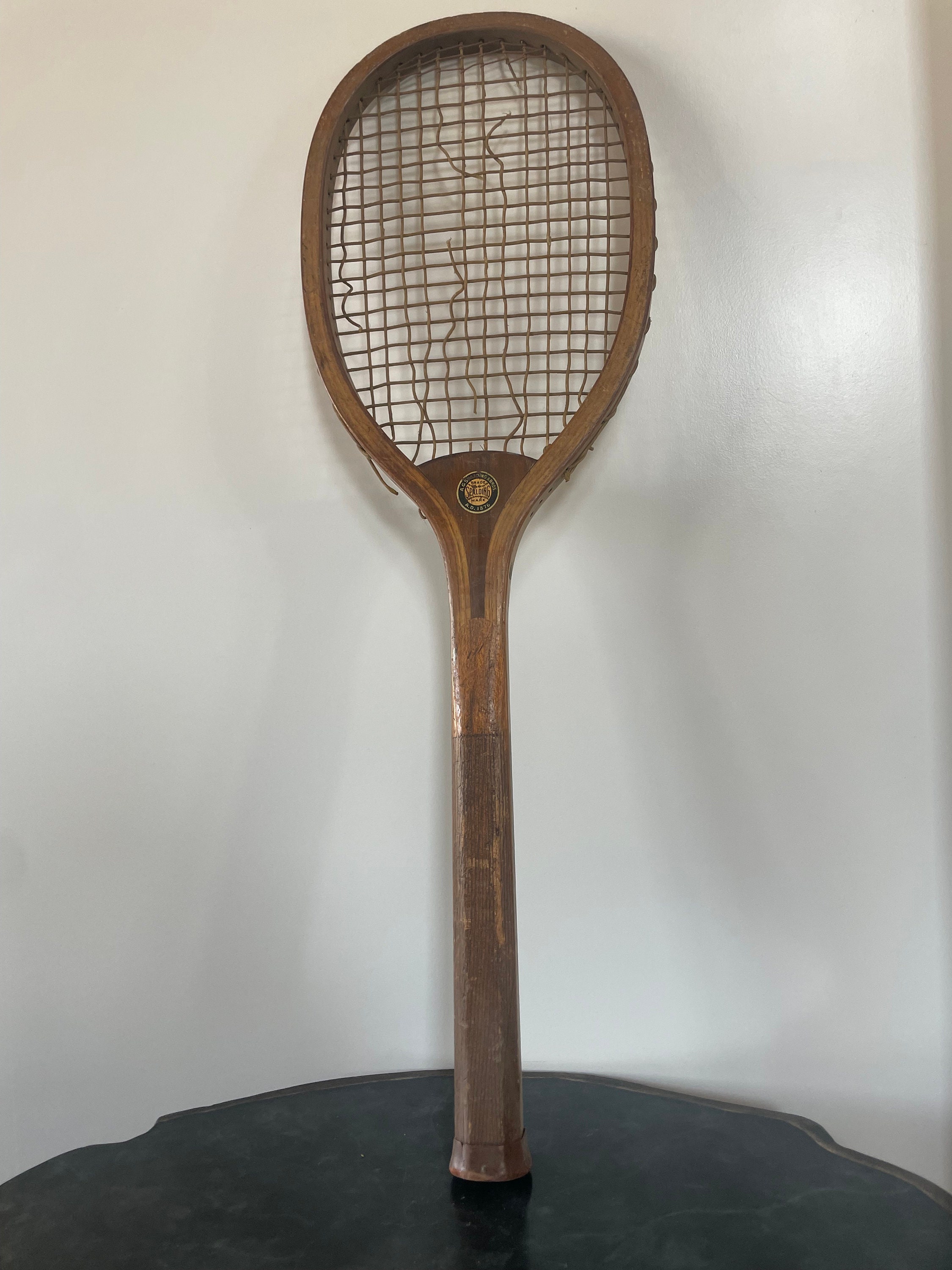 Vintage A.G. Spalding & Bros. favorite Tennis Racket - Etsy