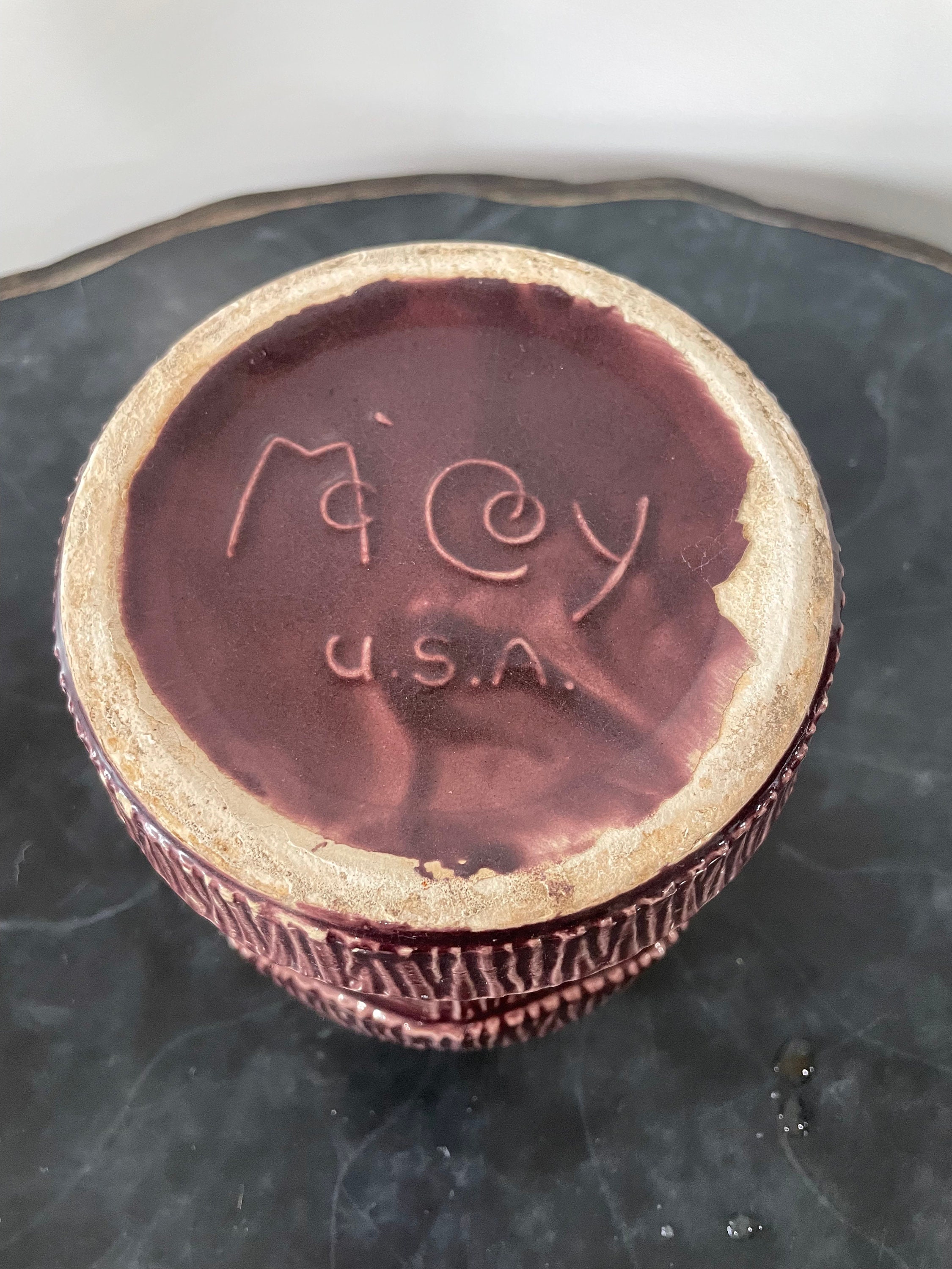 Vintage Mccoy Basketweave Flower Pot - Etsy