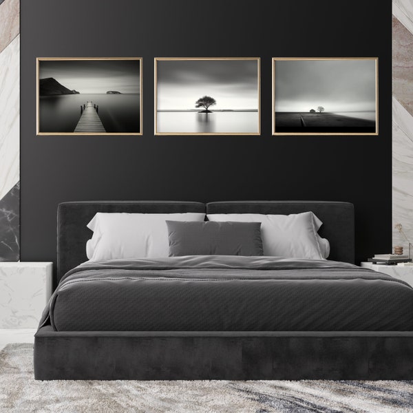 Monochrome Wall Art - Etsy UK