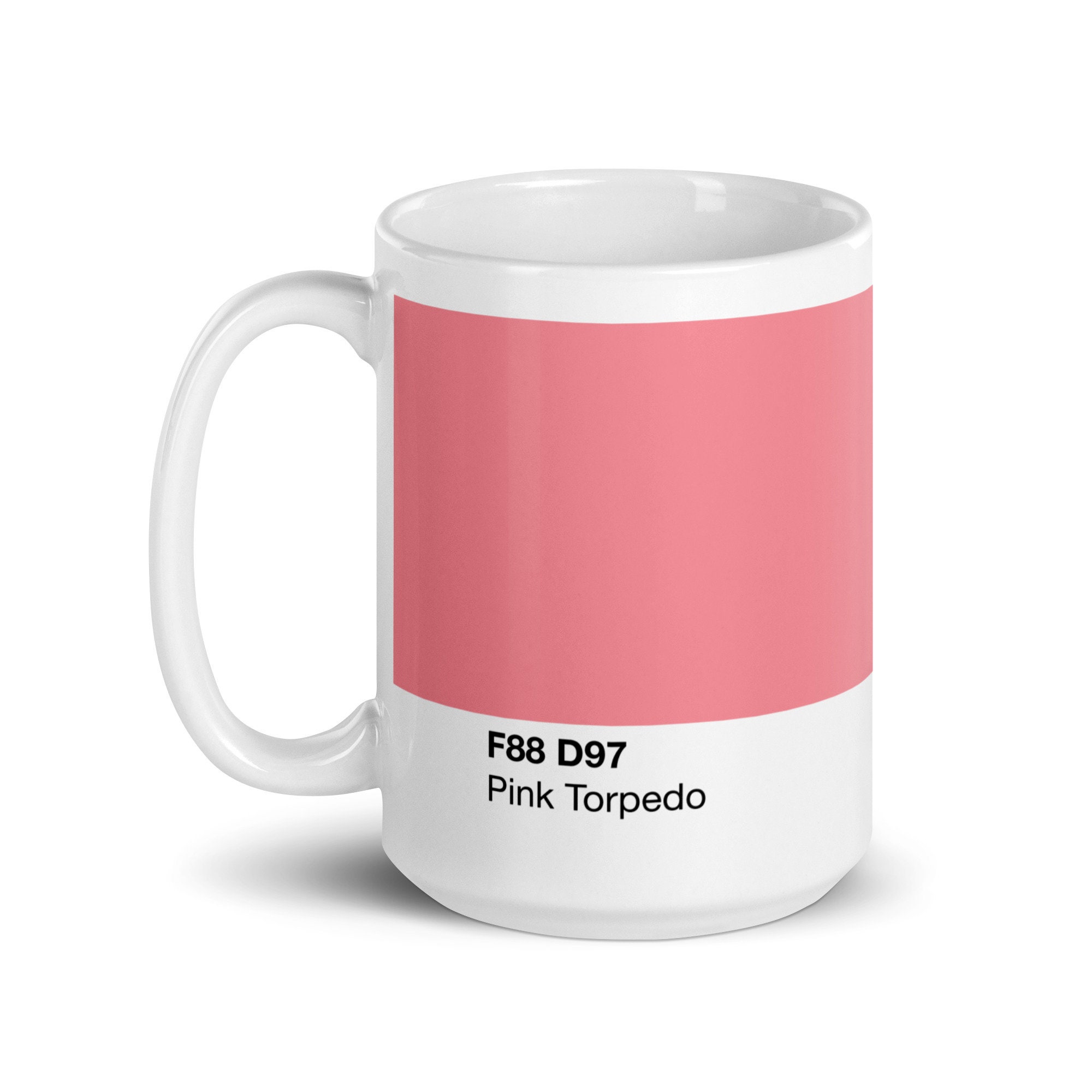 Pink Torpedo - Spinal Tap - Color Swatch Mug, Pink - Etsy
