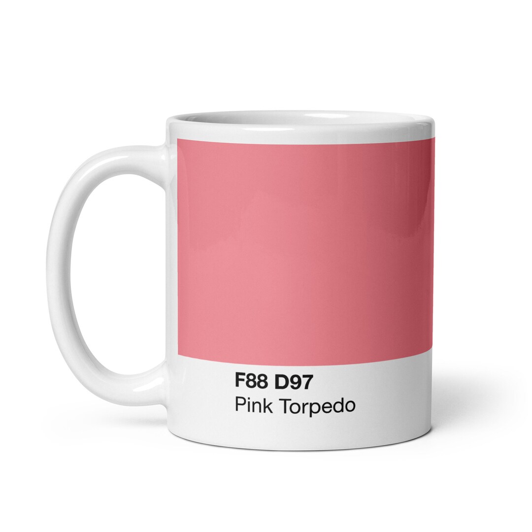 Pink Torpedo - Spinal Tap - Color Swatch Mug, Pink - Etsy