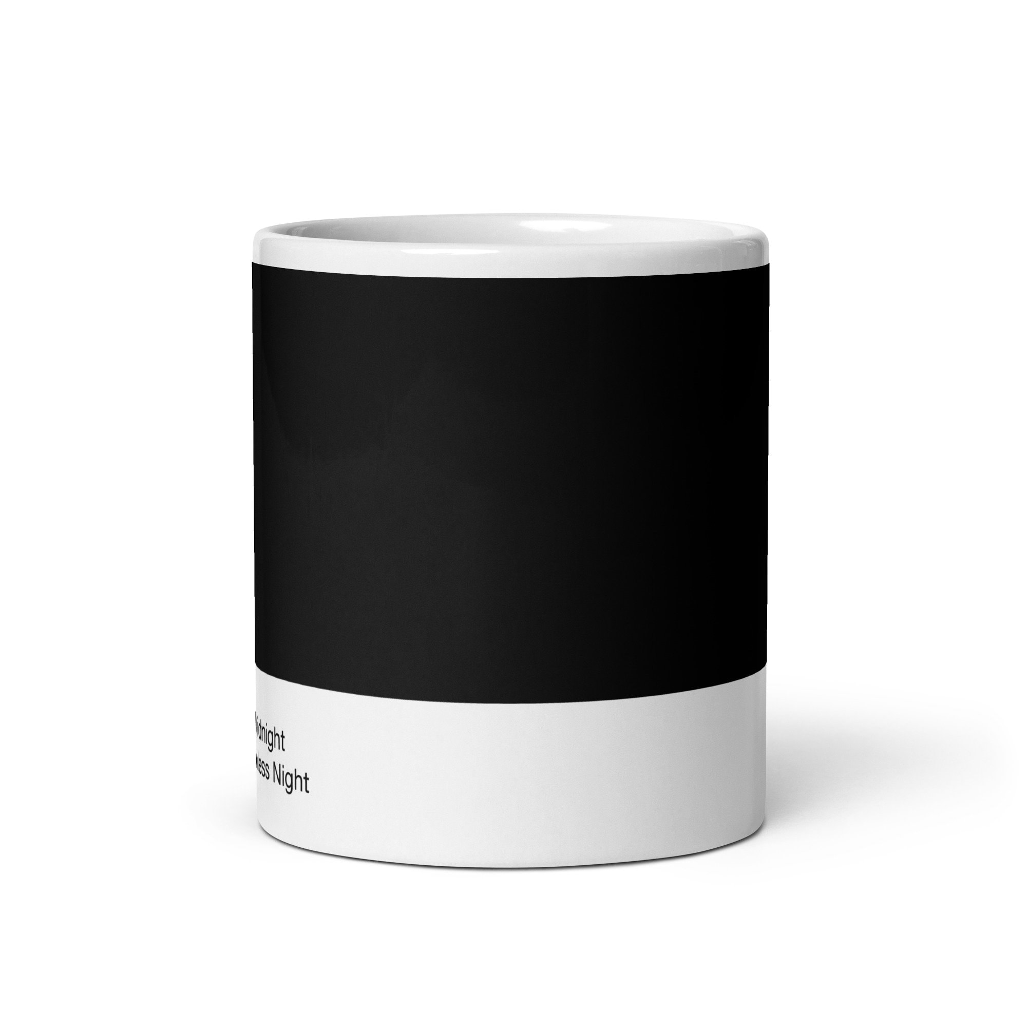 Black as Midnight on A Moonless Night - Twin Peaks - Color Swatch Mug ...