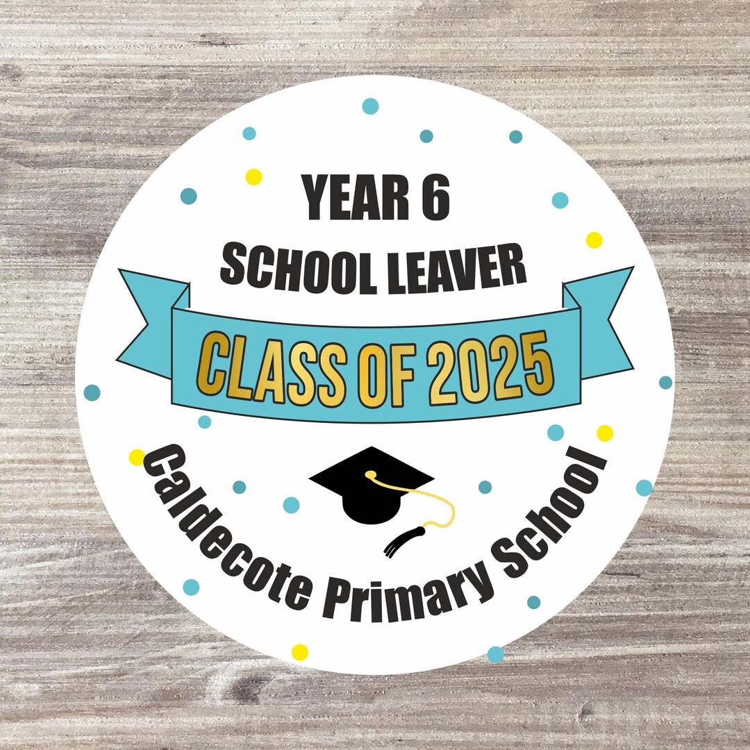 School Leaver Gifts | Graduation Gift | Class of 2025 | School Stickers ...