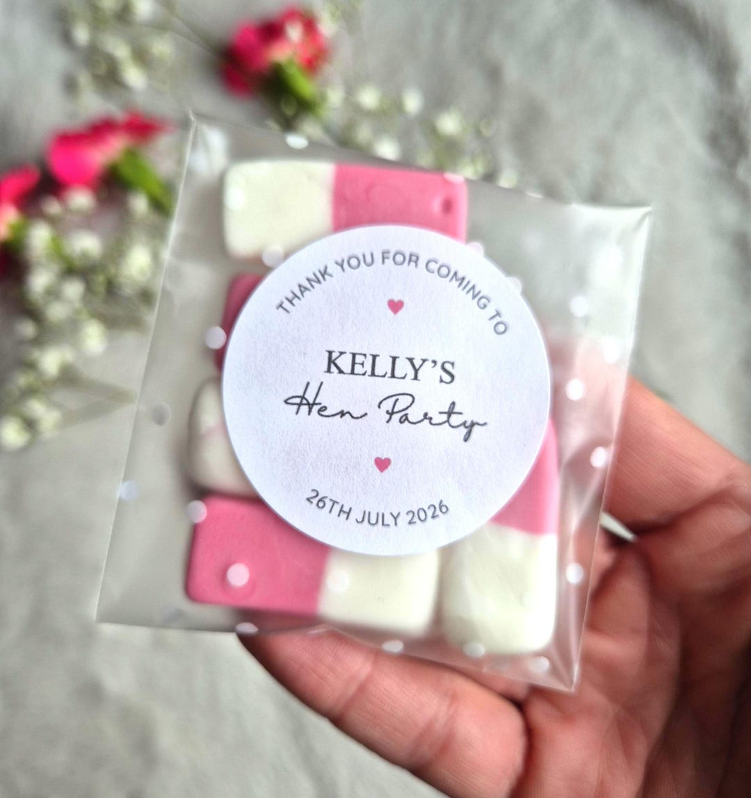 24 X Fill Your Own Sweet Bags | Hen Party Stickers + Sweet Favours ...