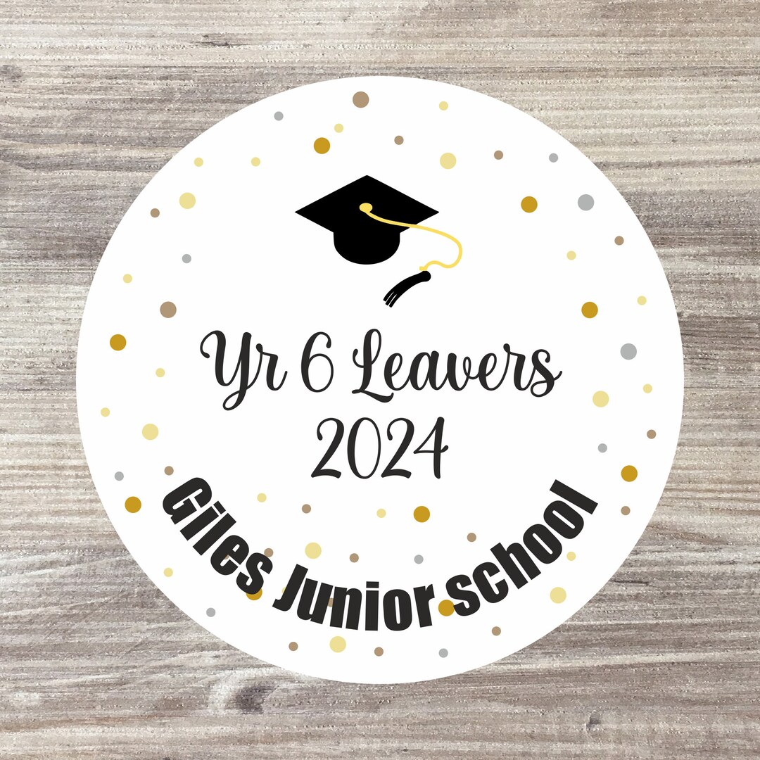48 X Year 6 School Leaver Teacher Leaving Gifts School Stickers Class ...