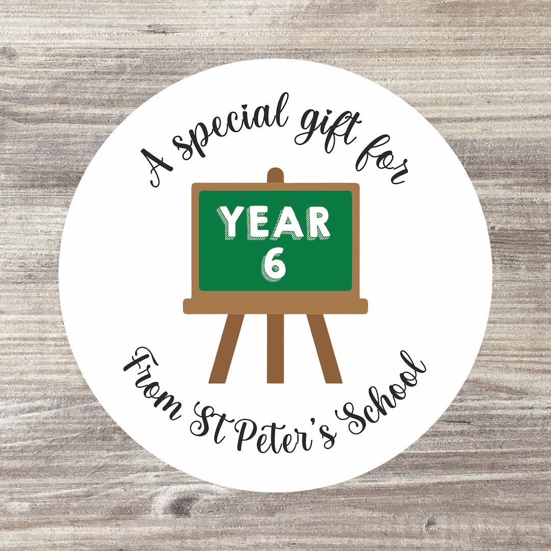 48 X Year 6 School Leaver Teacher Leaving Gifts School Stickers Class ...
