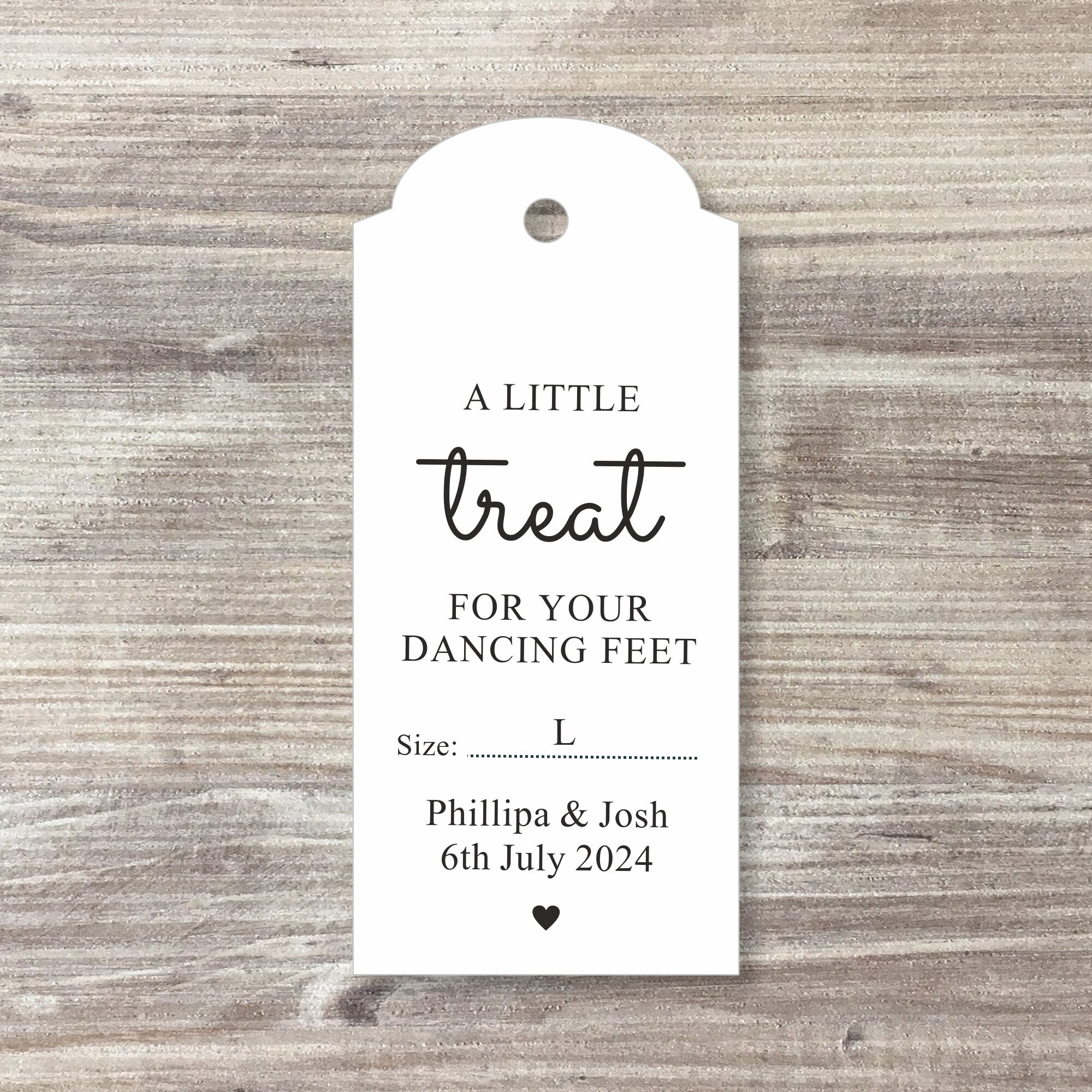 30 X Dancing Feet Tags / Flip Flop Wedding Favour / Personalised ...