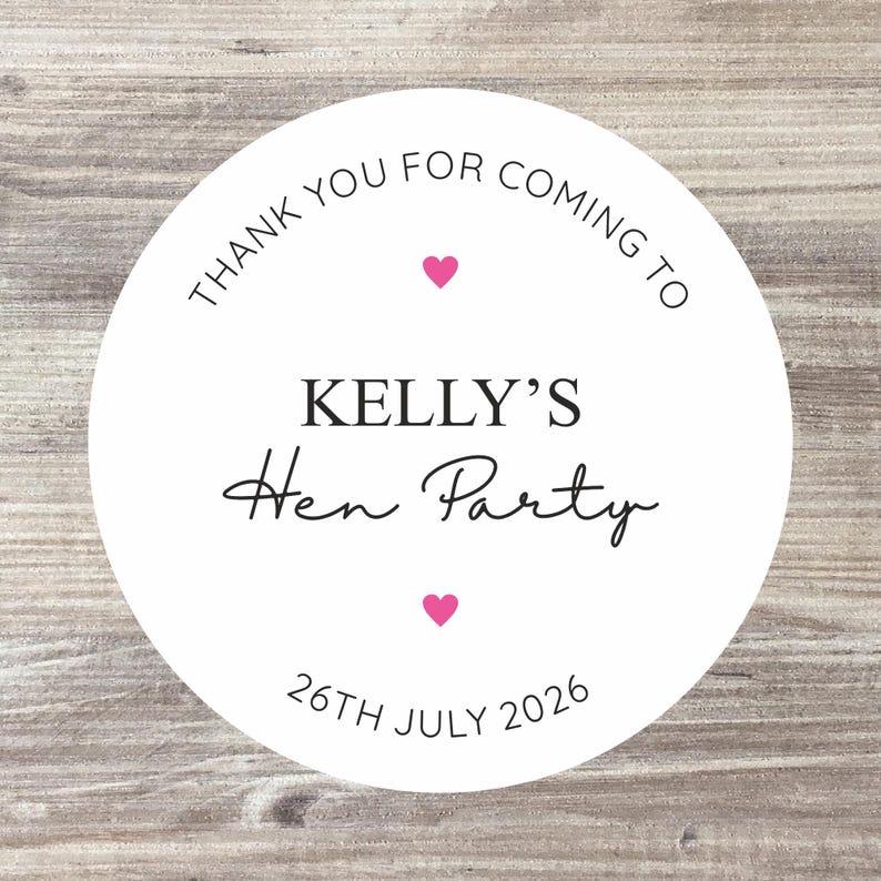 24 X Fill Your Own Sweet Bags | Hen Party Stickers + Sweet Favours ...