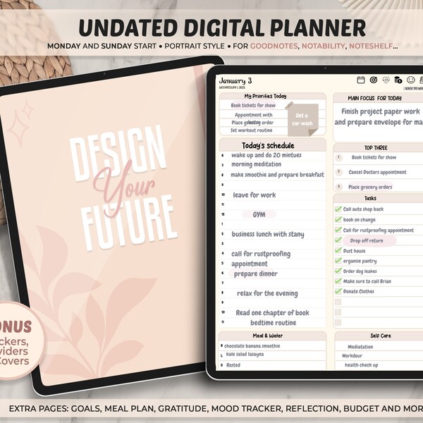 Remarkable 2 Templates Project Management - Etsy