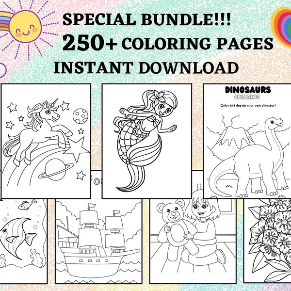 Groovy Printable Coloring Pages - Etsy