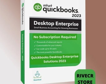 Quickbooks Desktop 2023 - Etsy