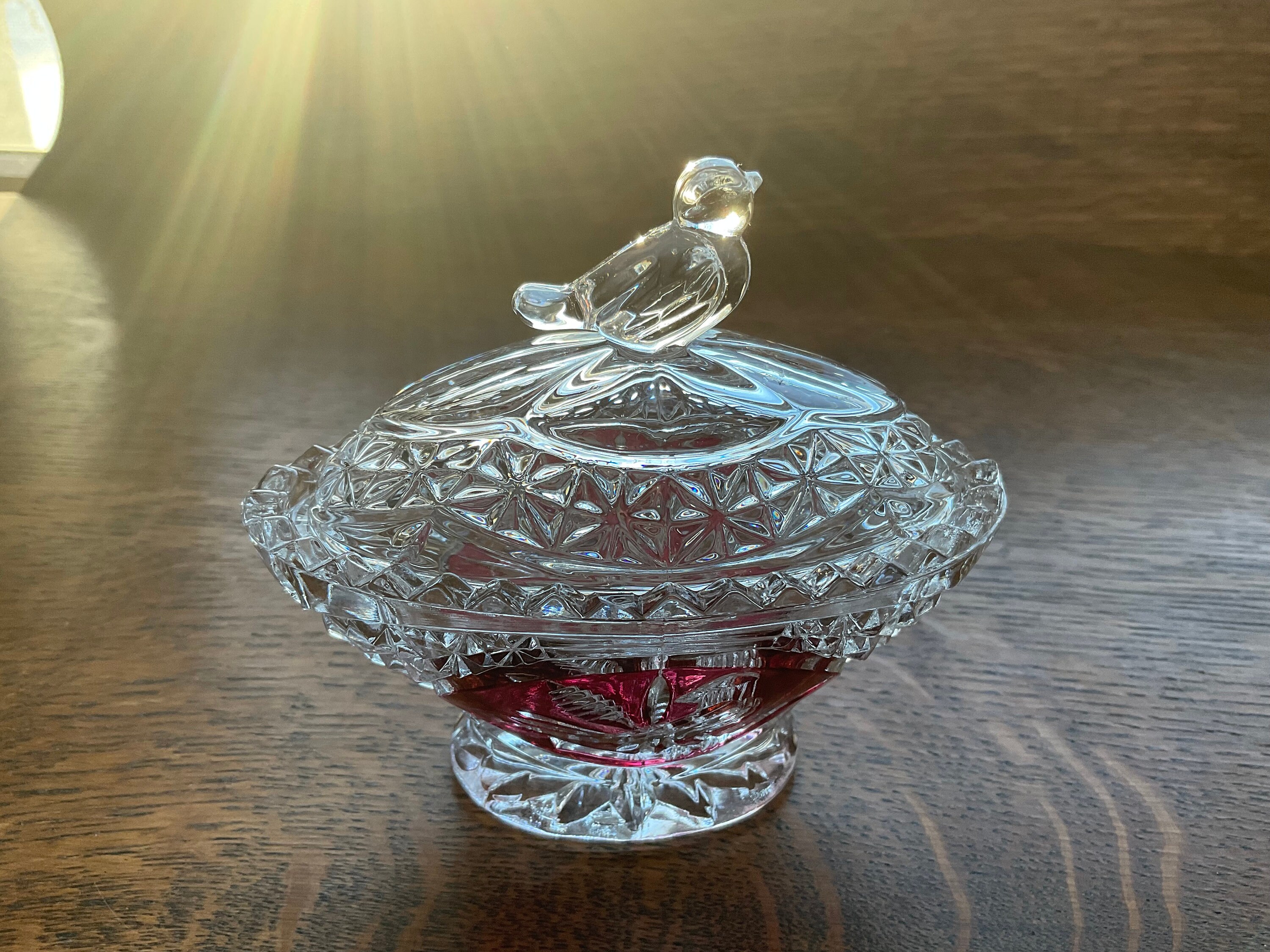 Hofbauer Byrdes 24% Lead Crystal Mini Covered Dish - Etsy