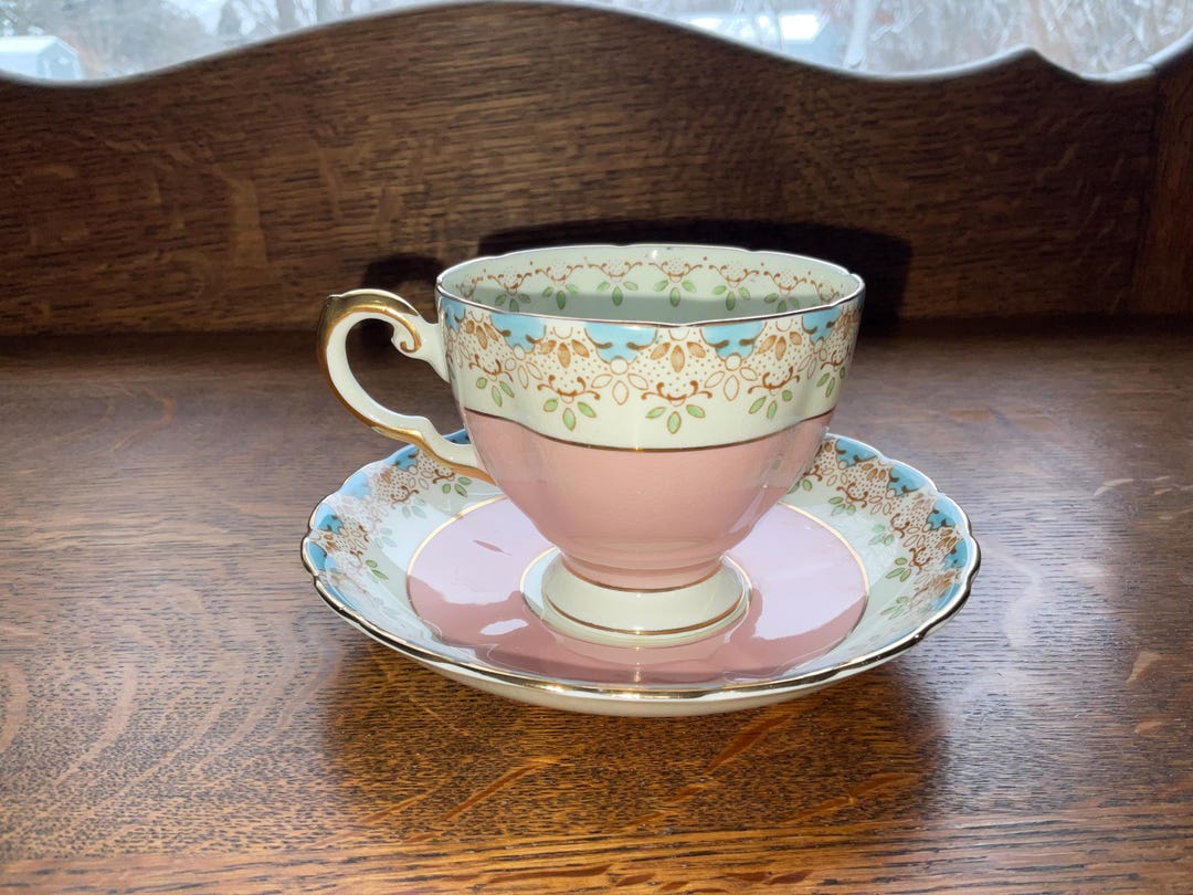 Plant Tuscan China Tea Cup and Saucer Made in England - Etsy