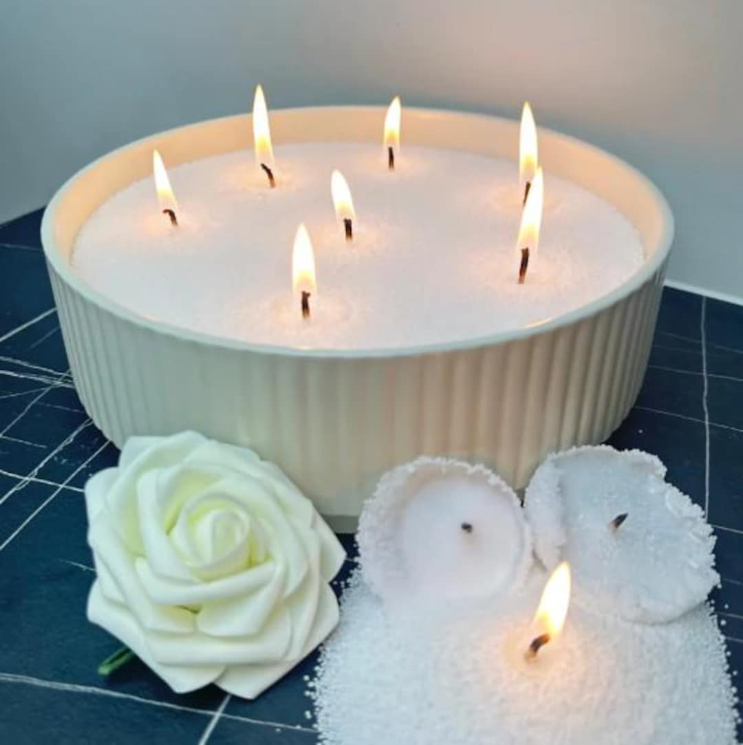 Pearled Candles-scented Included is a 10 Oz Candle Holder, Highly ...