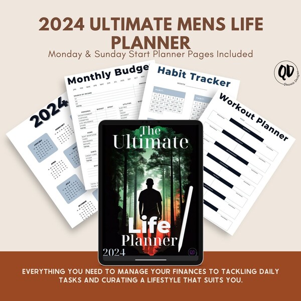 Planners for Men - Etsy