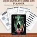 The Ultimate Mens 2024 Life Planner Printable and Digital PDF, All in ...