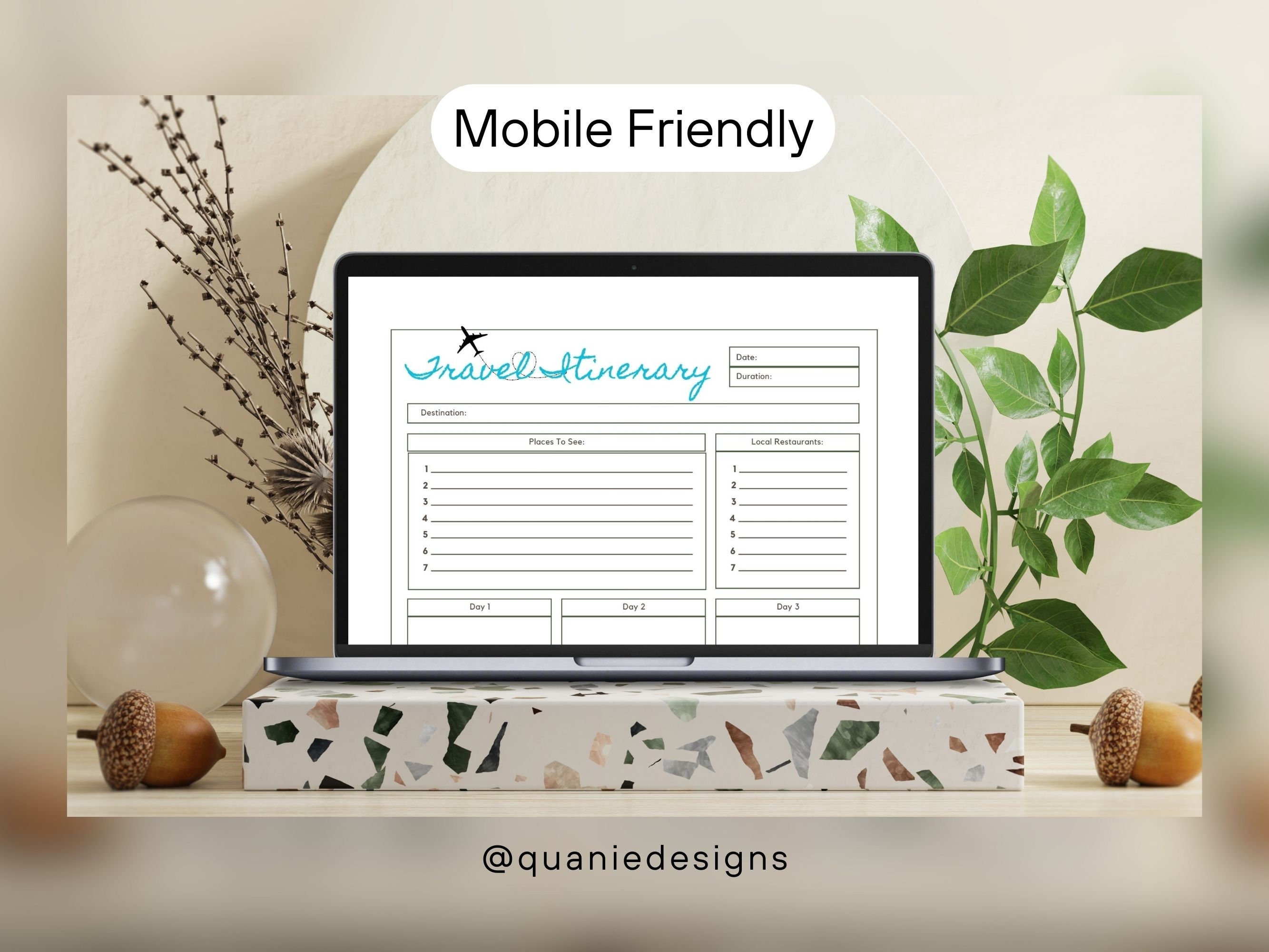 7 Day Travel Itinerary Planner | Cruise Itinerary | Vacation Planner ...