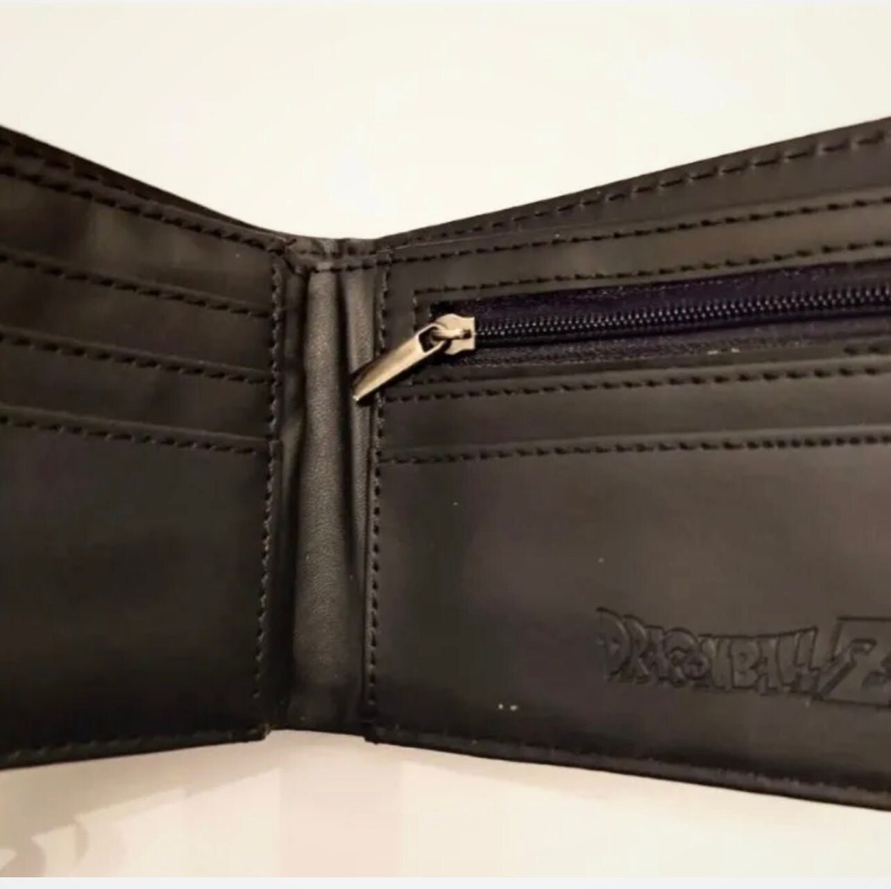 Dragonball Z Goku Wallet PVC Leather Brown Stylish Mens Gift Idea Anime ...