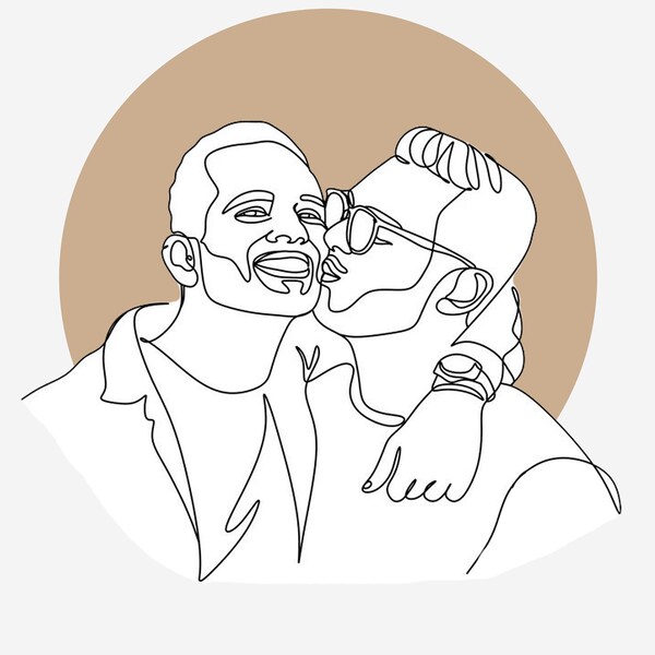 Gay Line Art - Etsy