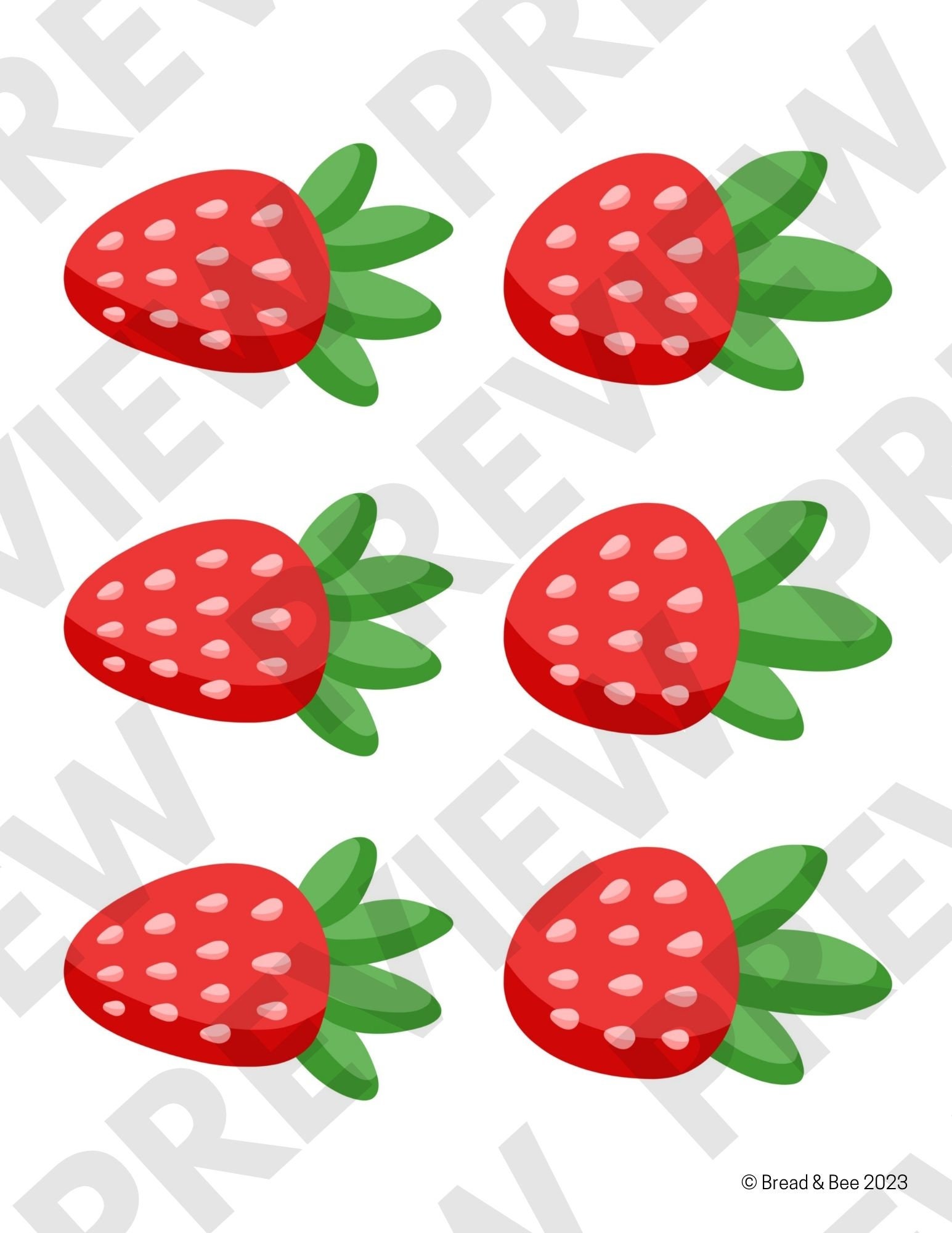 Printable Fruit Banner BUNDLE, DIY Fruit Garland, Strawberry, Blueberry ...