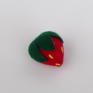 Felt Strawberries, Felt Play Food, Pretend Play, Imaginative Play ...